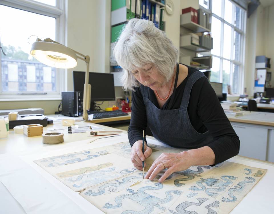 Paper Conservation: Lining with Oriental Papers using traditional ...