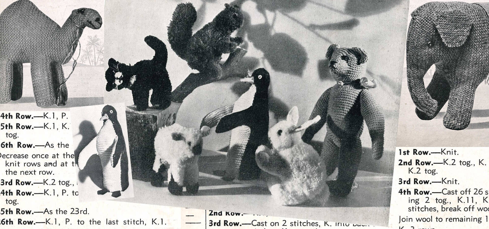 Knitting patterns – toys · V&A