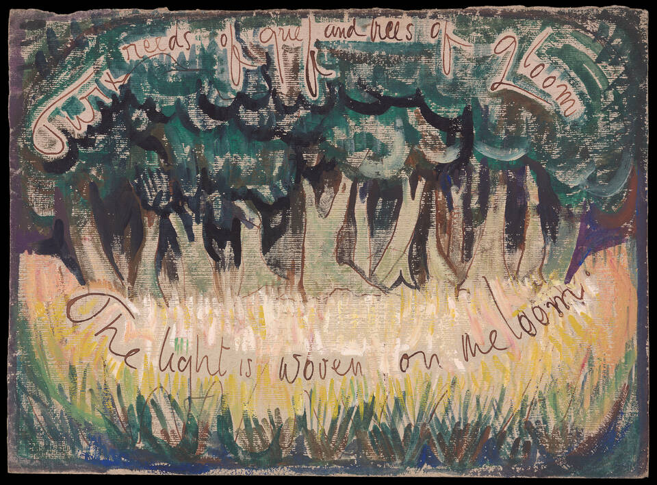 The 'poem paintings' of Edna Clarke Hall · V&A
